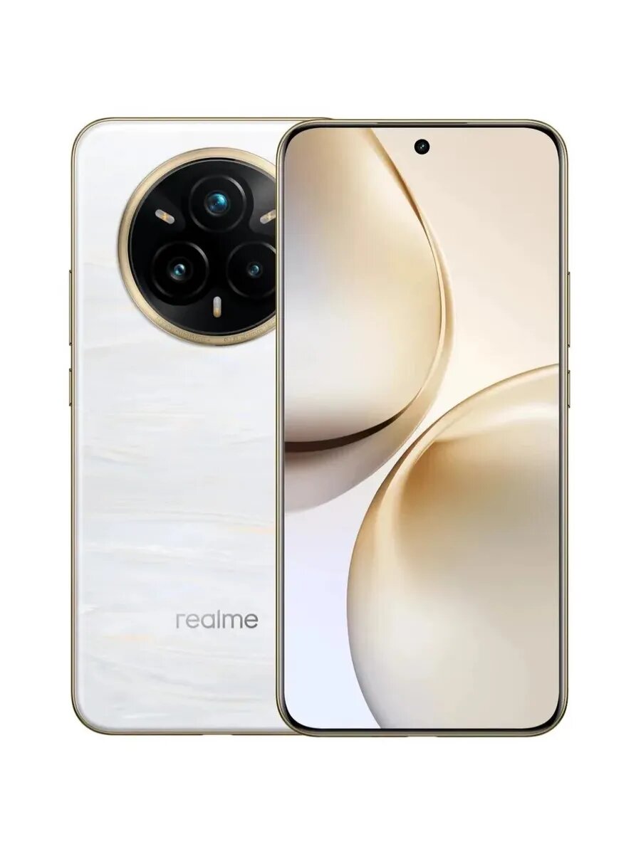 Смартфон Realme 14 Pro+ 5G, 12+512 Gb, 6.83", цвет White, (белый)