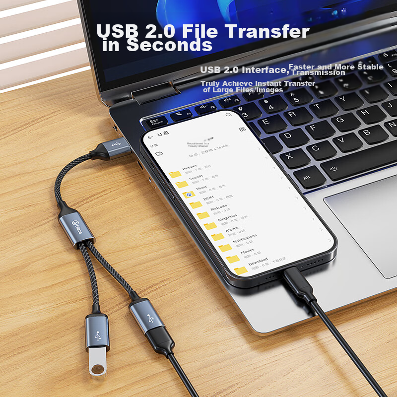 Biaze USB Hub Multi-Port Adapter Charger for Mouse Keyboard USB Drive Converter for Huawei MateBook 14 Laptop 13 Inch Notebook