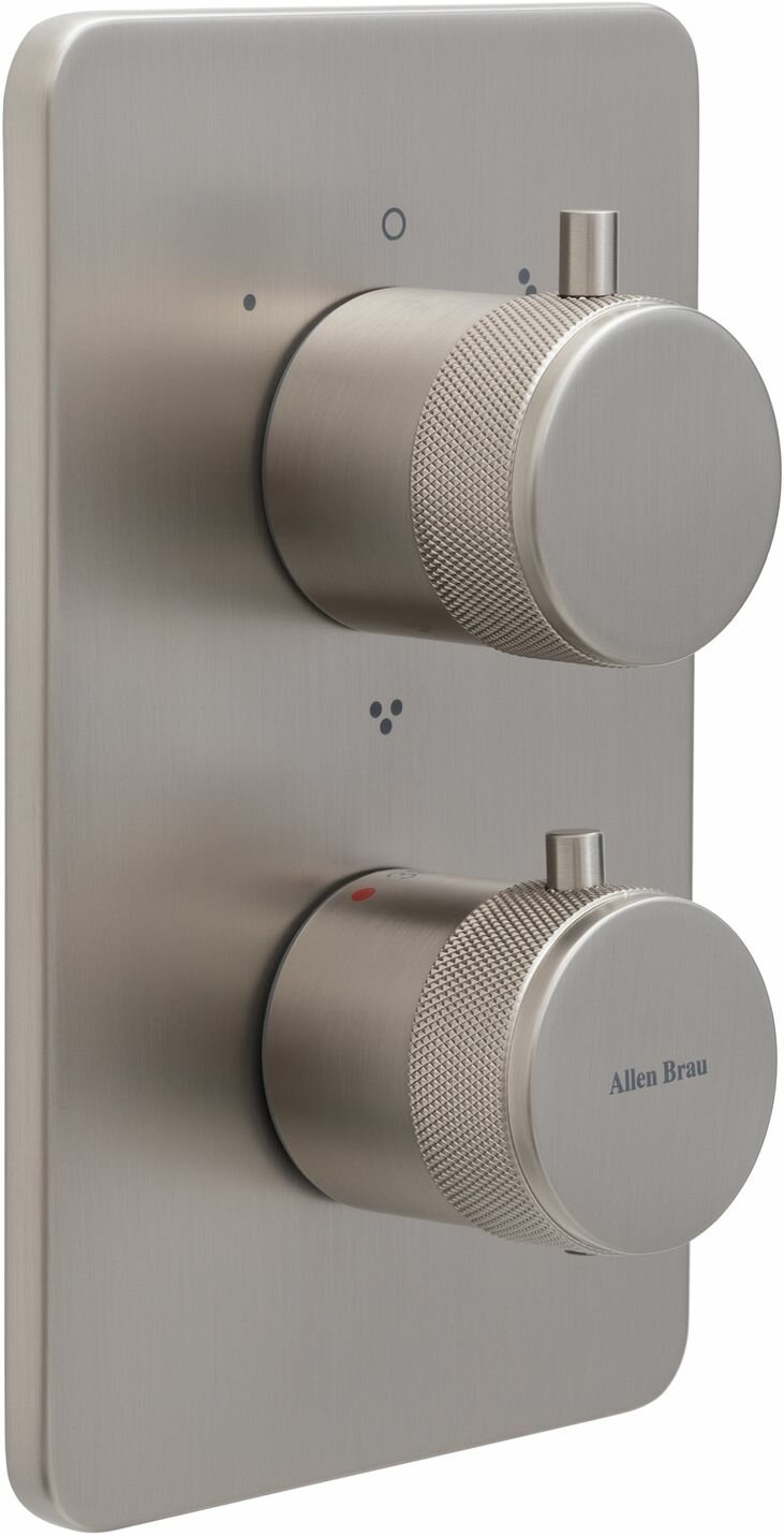 Смеситель для ванны Allen Brau Priority 5.31314-BN (с внутренней частью, 3 выхода) никель браш
