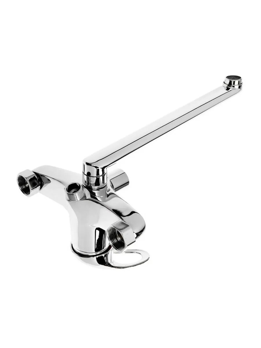 Современный настенный смеситель с душевым набором