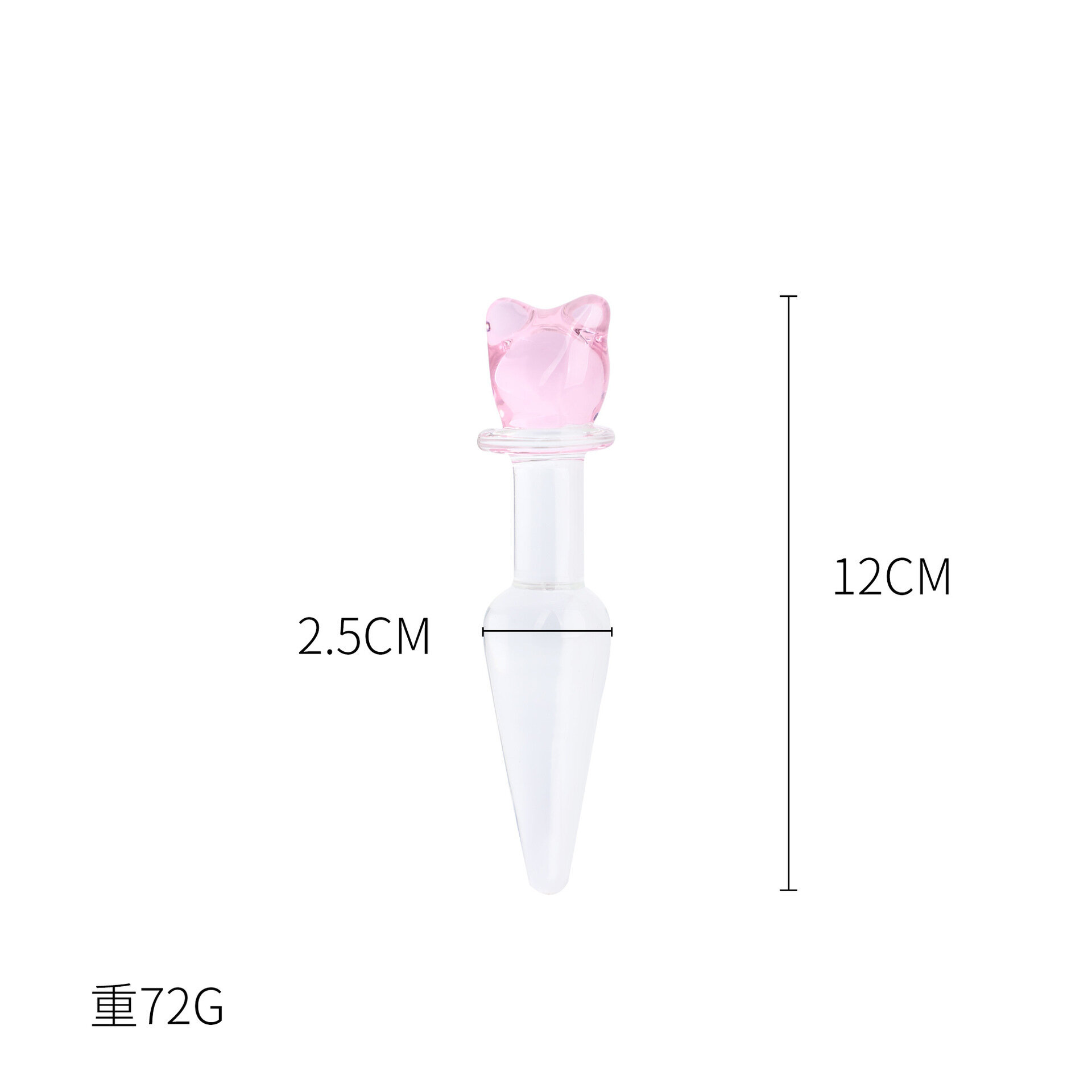 Кристаллическая анальная пробка стеклянный пенис анальный женский мастурбатор массажная палочка sm секс-игрушка обучение пары товары для взрослых