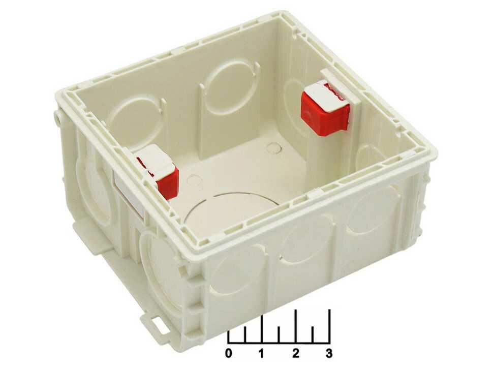 Подрозетник 86/85/50 под кирпич квадратный