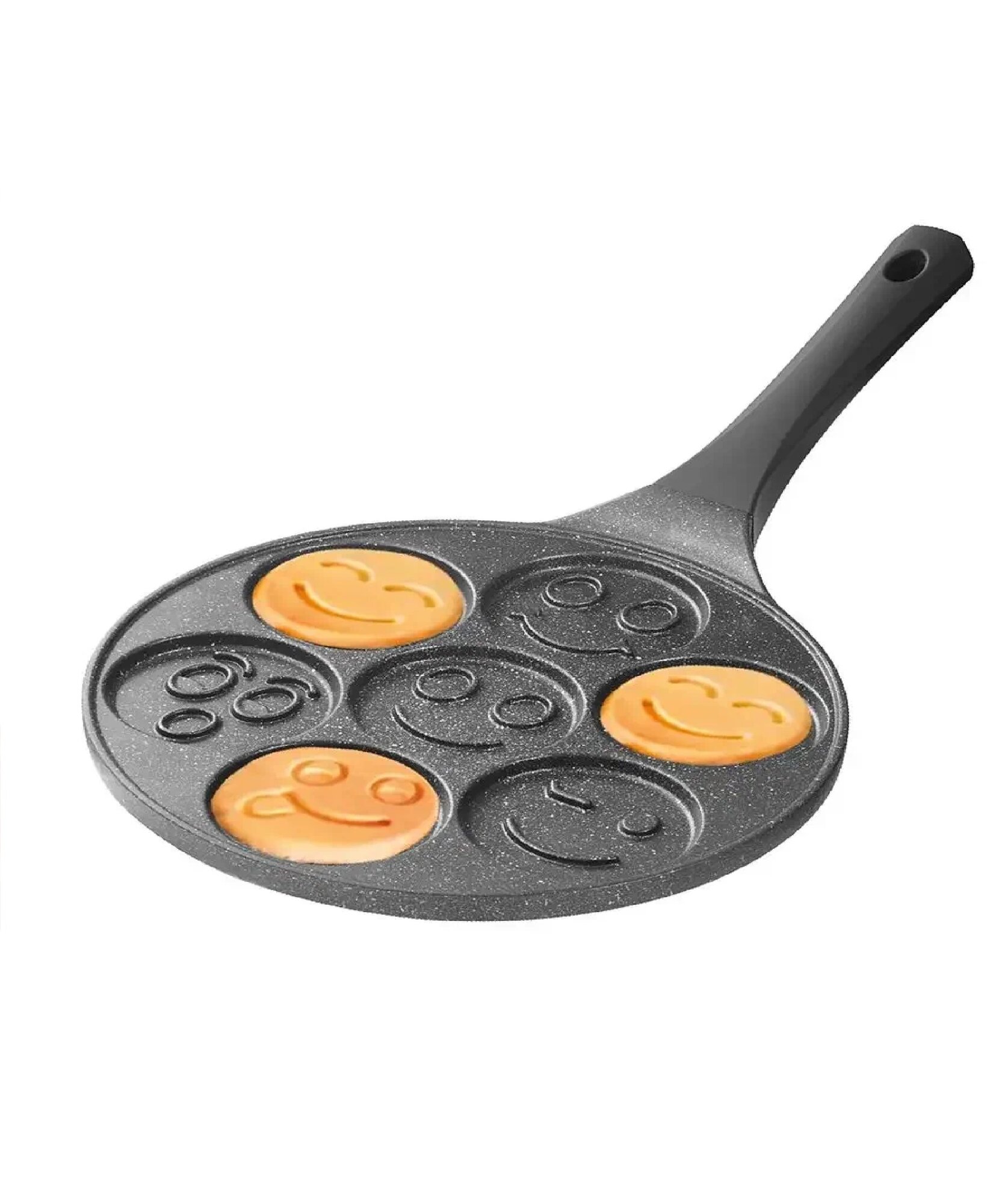 Сковорода KELLI KL-4735 Черный для оладий, алюминий, индукция, 26 см