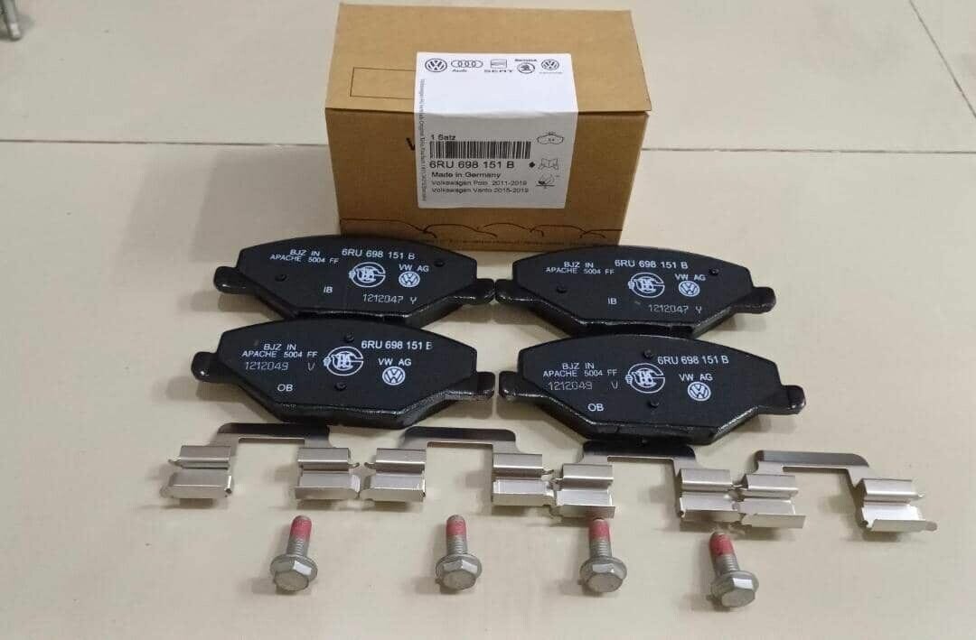 Колодки тормозные передние VAG 6RU698151B VW Polo Skoda Rapid Fabia