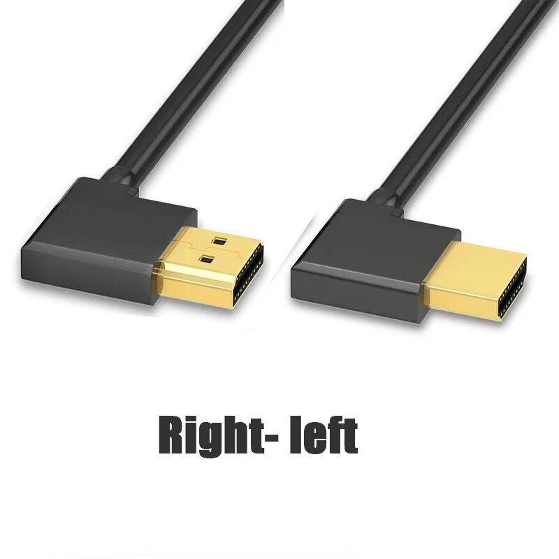 HDMI удлинительный кабель 90 градусов Left Right, 0.5m