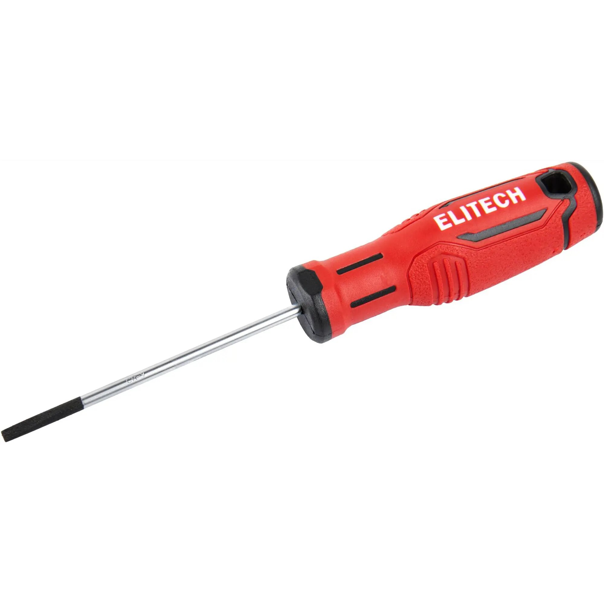 Elitech 211101 SL3x75 мм прямая плоская отвертка с точным шлицем из нержавеющей стали