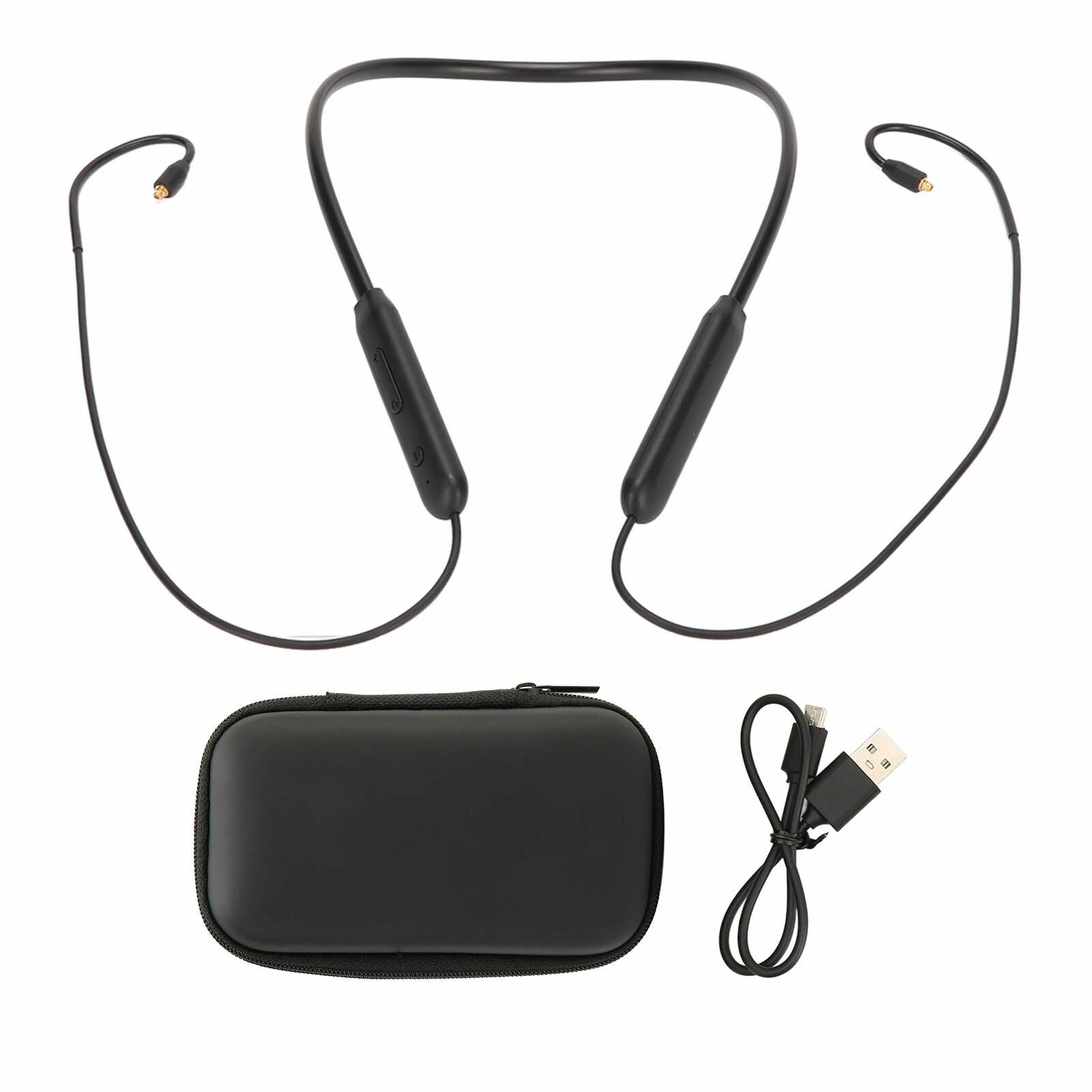 Беспроводной кабель-адаптер Bluetooth MMCX с низкой задержкой, микрофоном и контроллером, улучшенный аудиокабель BT MMCX