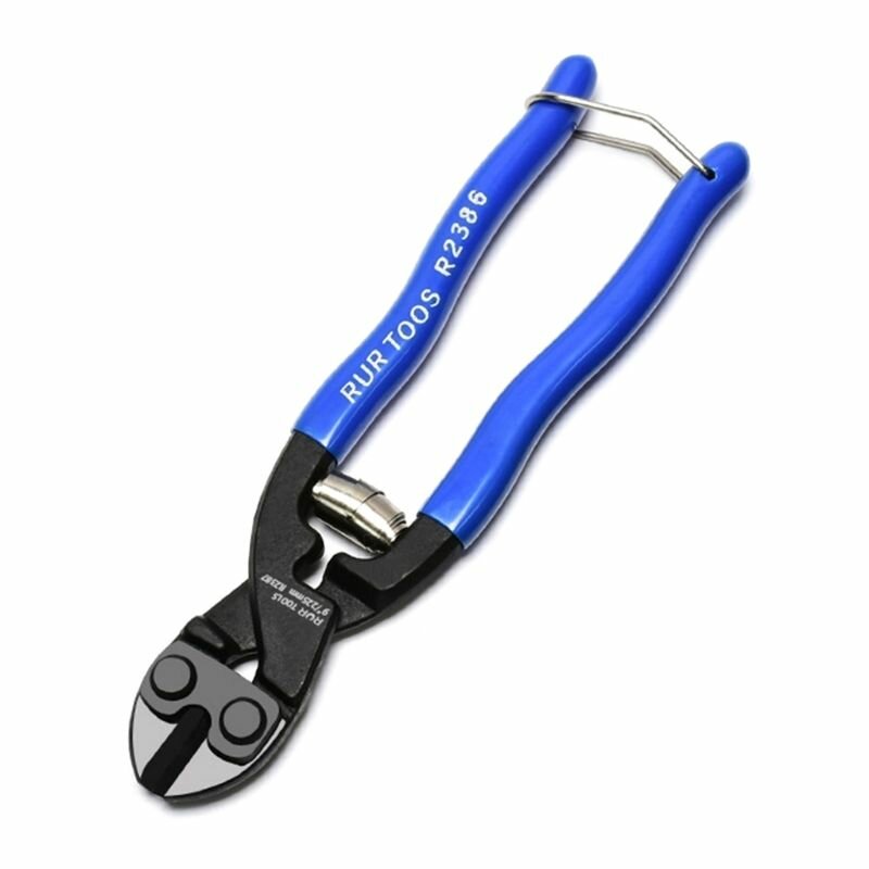 8-дюймовые кусачки для проводов с мягкой резиновой рукояткой, подходят для электромонтажных работ, раскрытие губок 10 мм