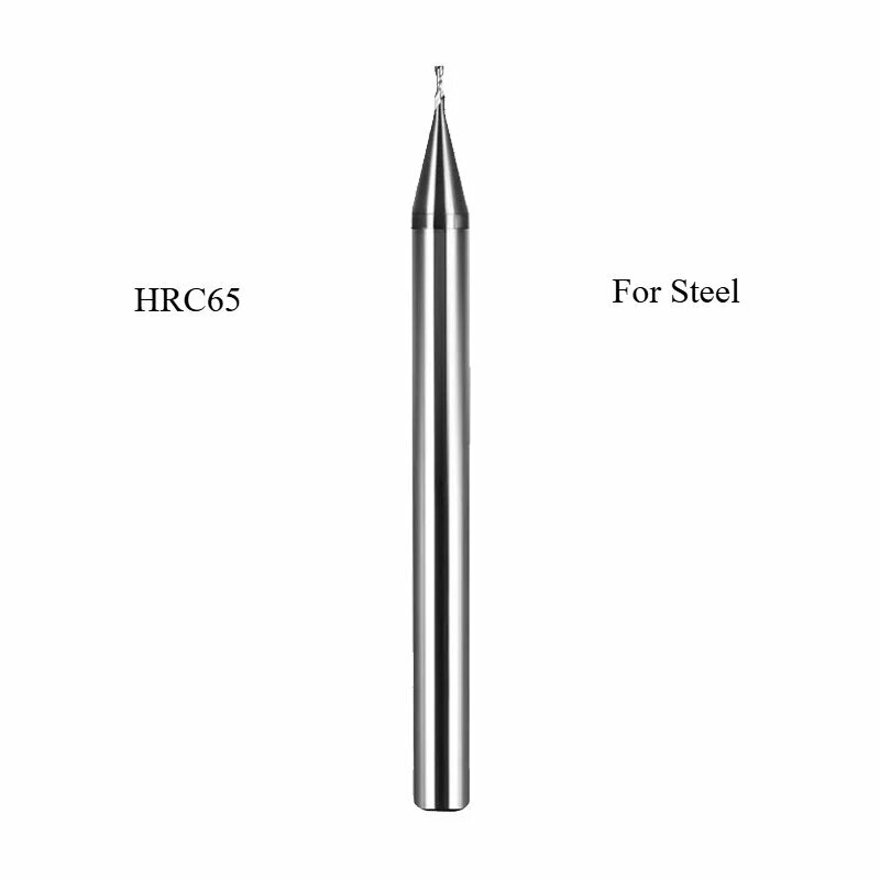 Фреза Chowmaster из микрокарбида 0,2-0,9 мм HRC65 For Steel, 0.20x0.4x4x50