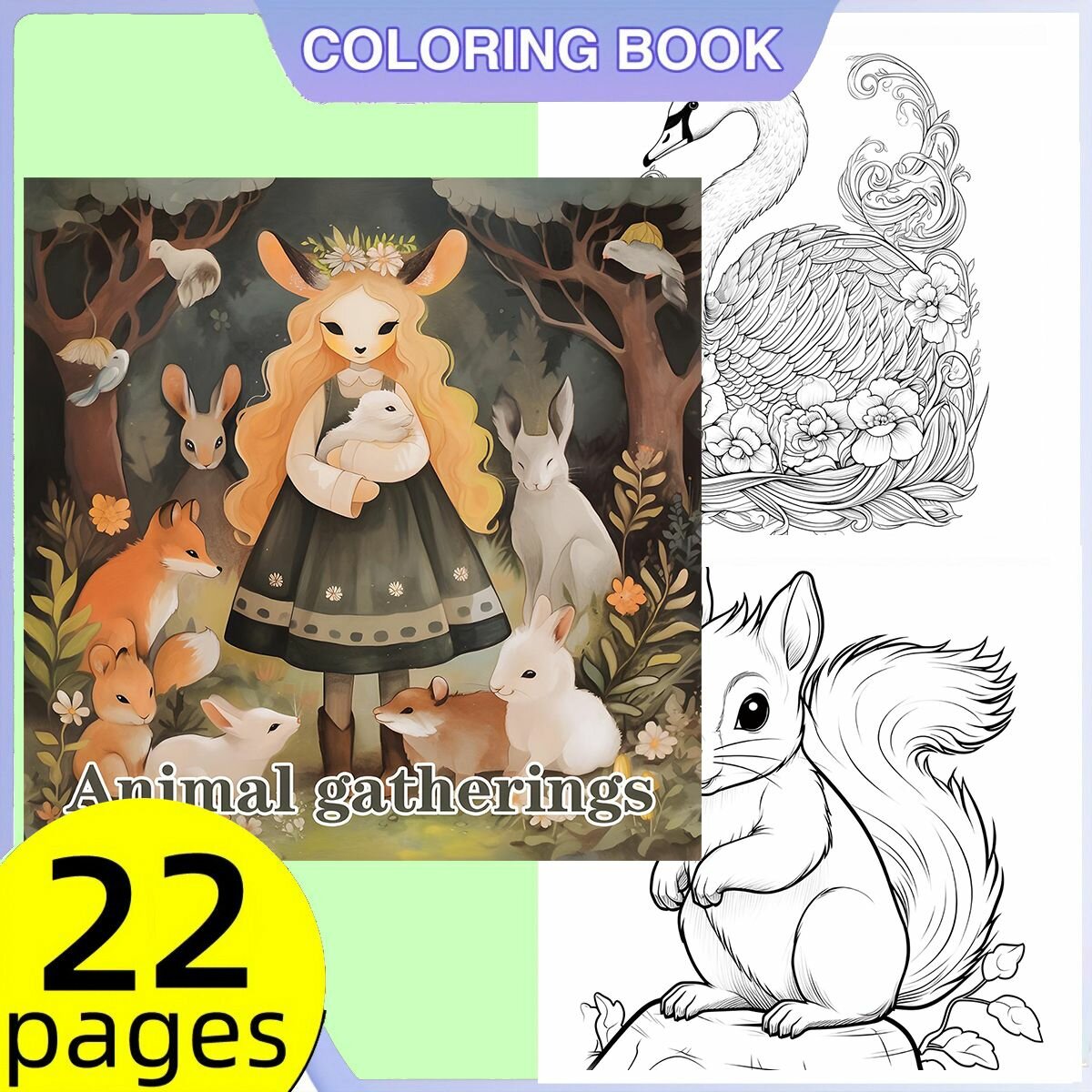 Книга для раскрашивания арт-раскраска для детей и взрослых Творчество, вдохновение и отдых