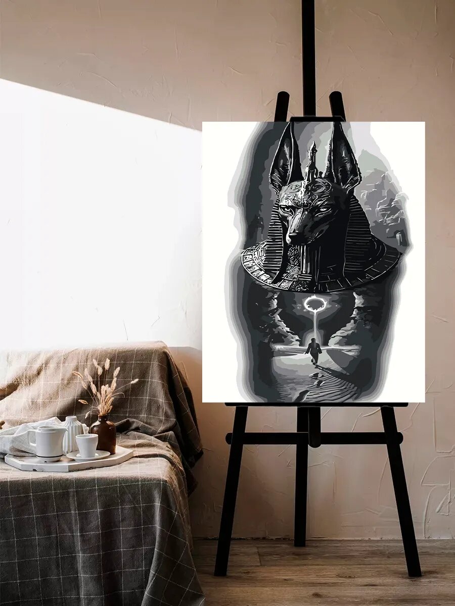 Картина по номерам Анубис Древнегреческий Бог Религия