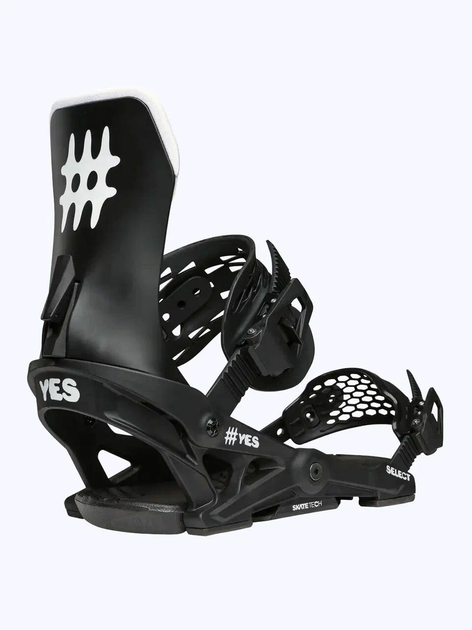 Крепления для сноуборда Yes Select black, Универсальные/Фристайл, размер: M/28.5+ cм.