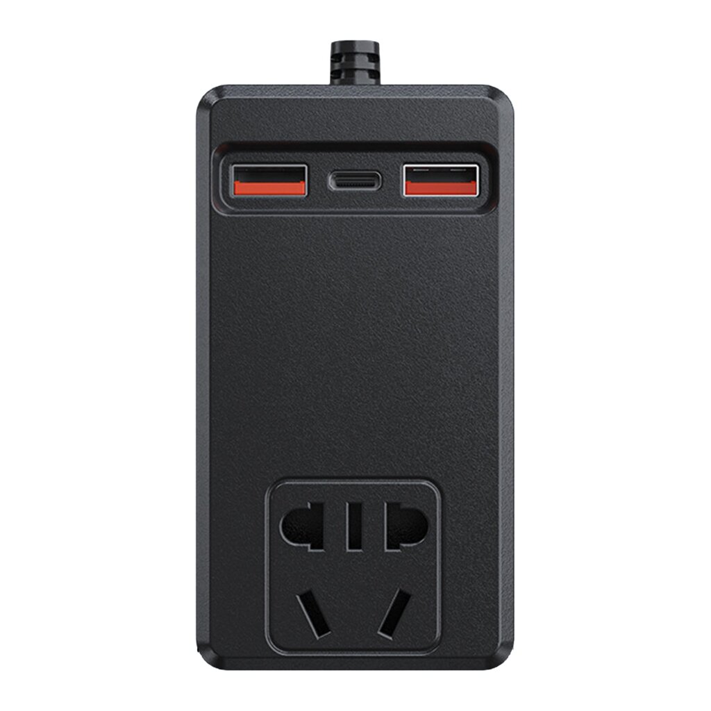 Автомобильный адаптер питания 12/24 В мощностью 150 Вт с 4 USB-зарядными устройствами и интеллектуальным контролем температуры