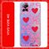 Чехол на Vivo V21e 4G / Виво V21e 4G с принтом "Hearts and ribbons 2 - 14 феврал...