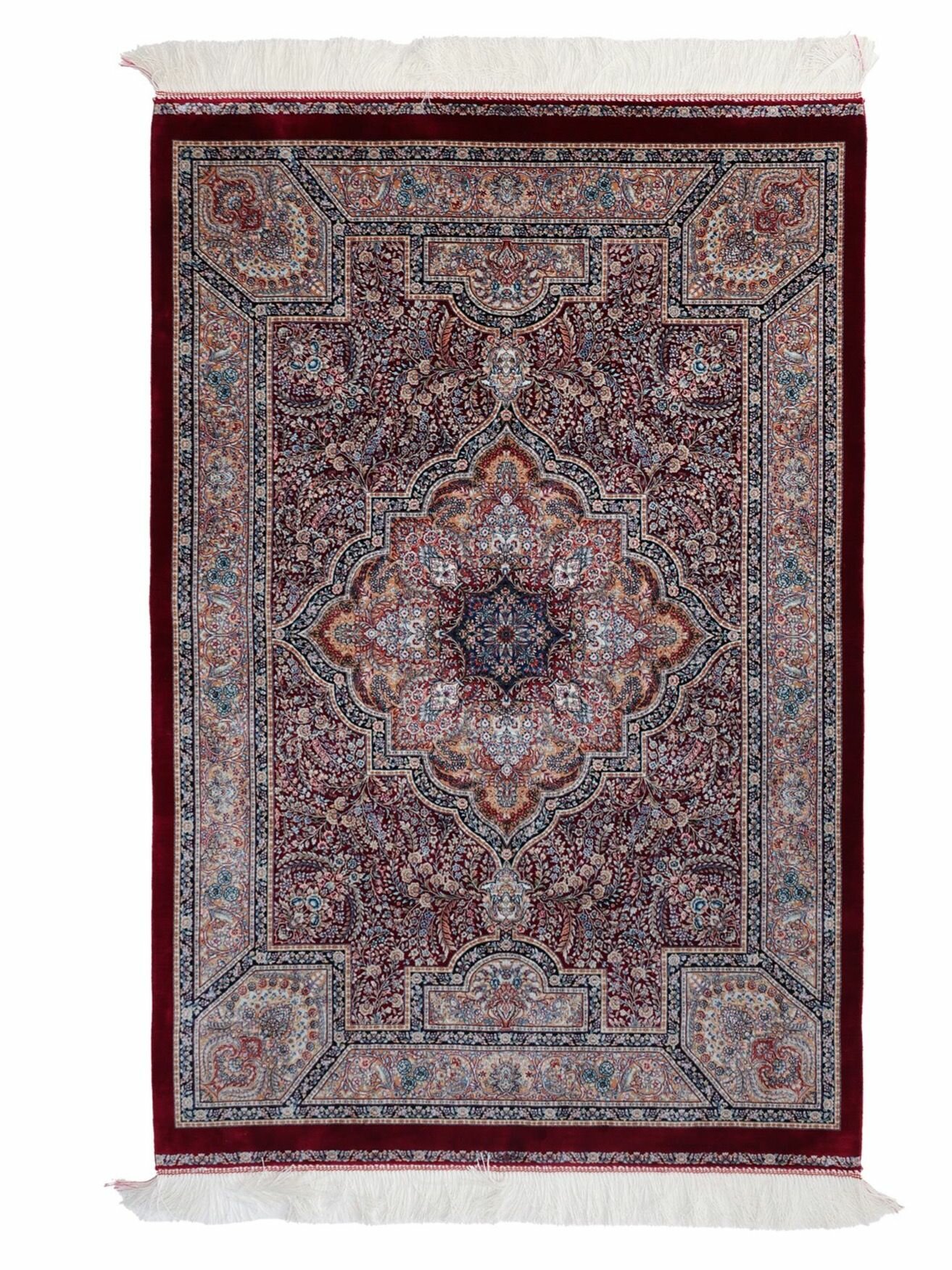 Ковер Иранский Behdis 100x150см, Для дома, Шелковый, красный – Ghabi
