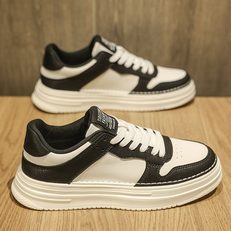 AIS Белые кеды Весна Мужчины Дышащие Увеличение высоты Модные Сетка