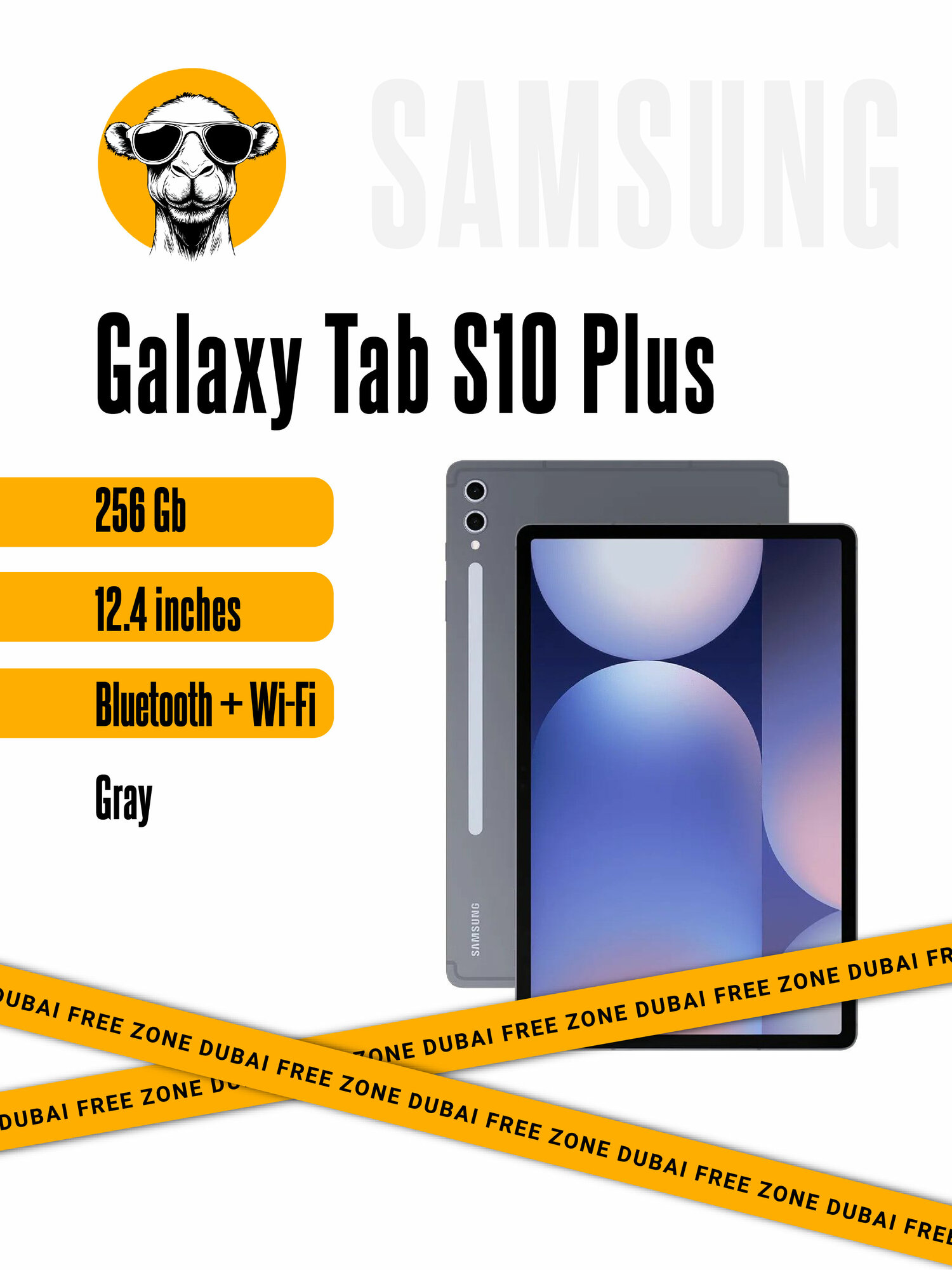 Планшет Samsung Galaxy Tab S10 Plus 12/256Gb Wi-Fi Gray/Серый