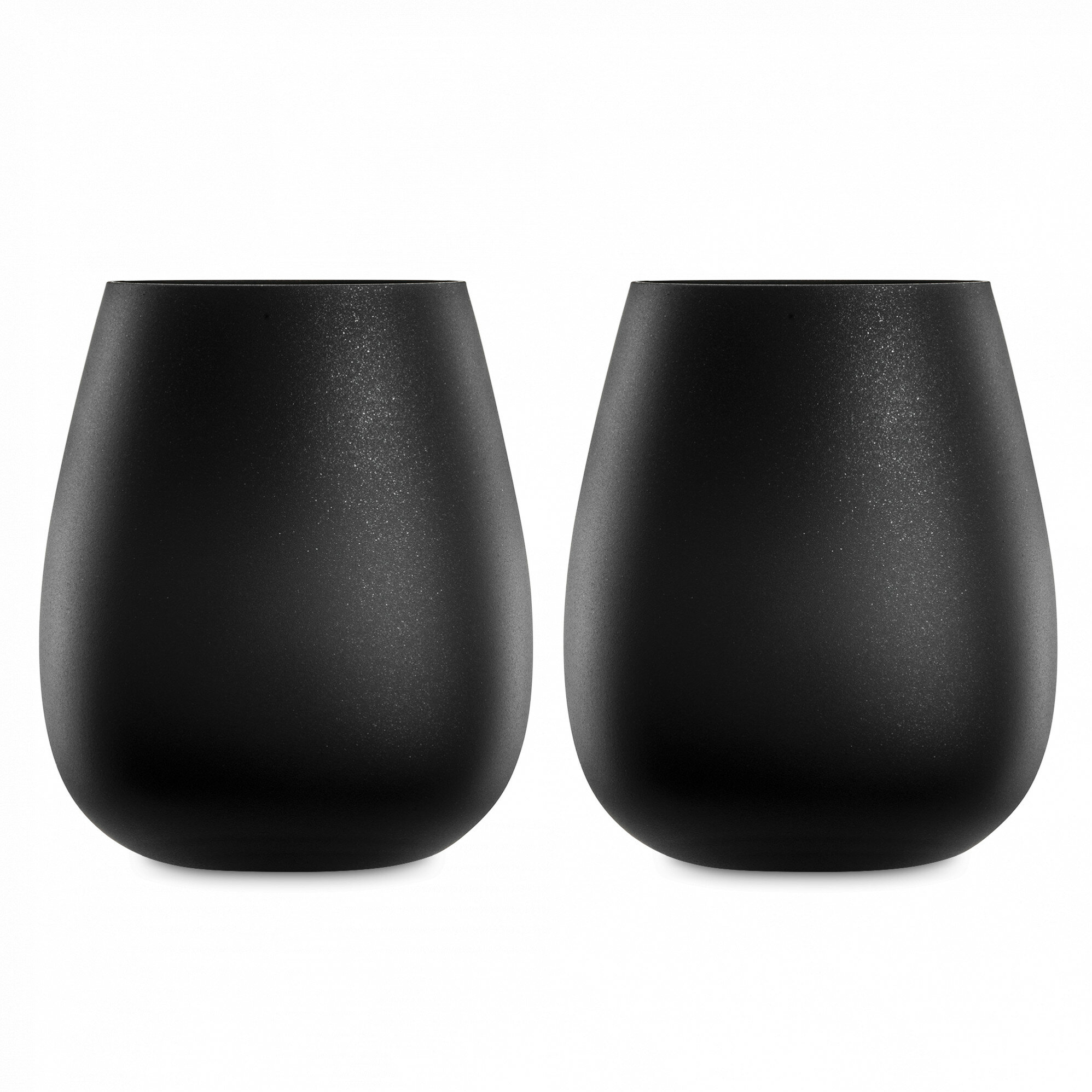 Набор бокалов для воды, 2 шт, 360 мл, цвет-черный, серия Kaya 77310713 Kaya