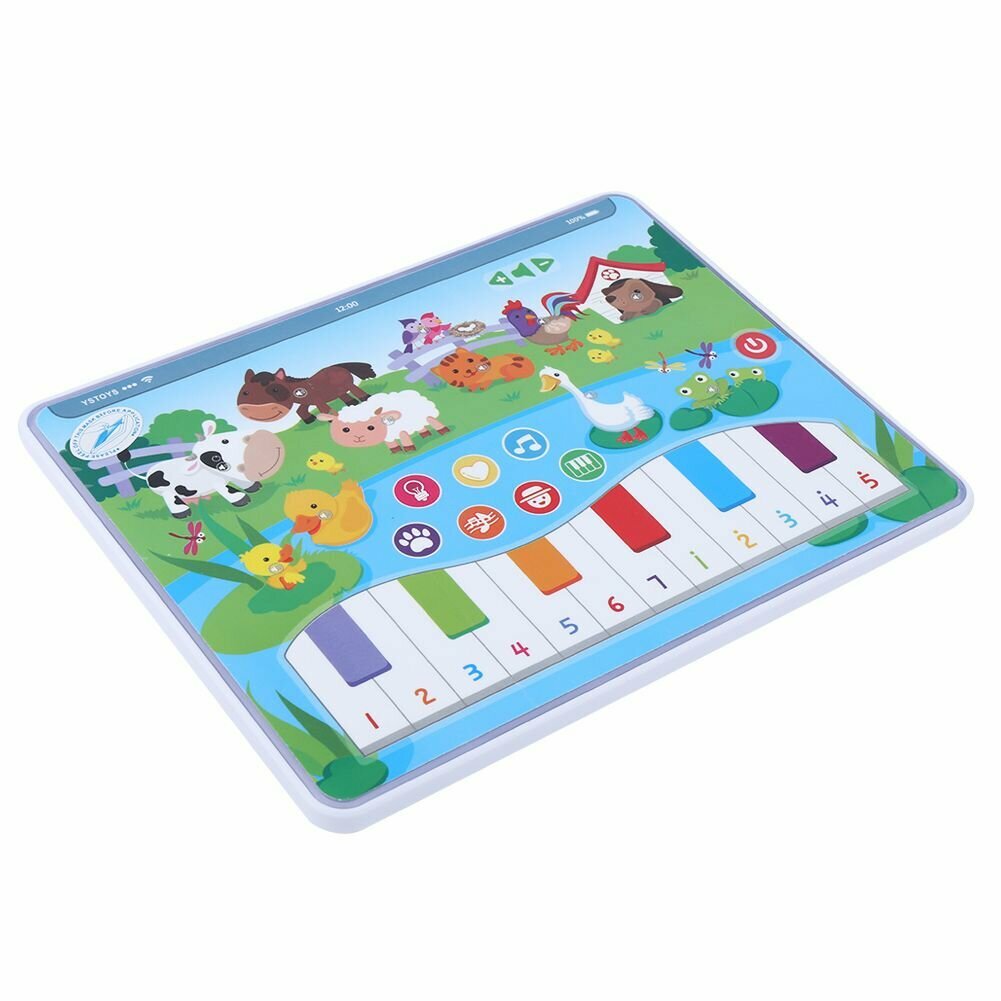 Детский планшет для чтения историй 2602B, обучающий игровой планшет с сенсорным экраном для детей, 24 x 19 см