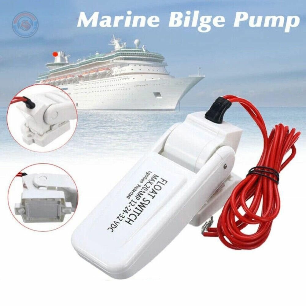 Автоматический поплавковый выключатель для трюмного насоса 12В 24В 32В, морской датчик уровня воды для лодки и яхты, защита от затопления