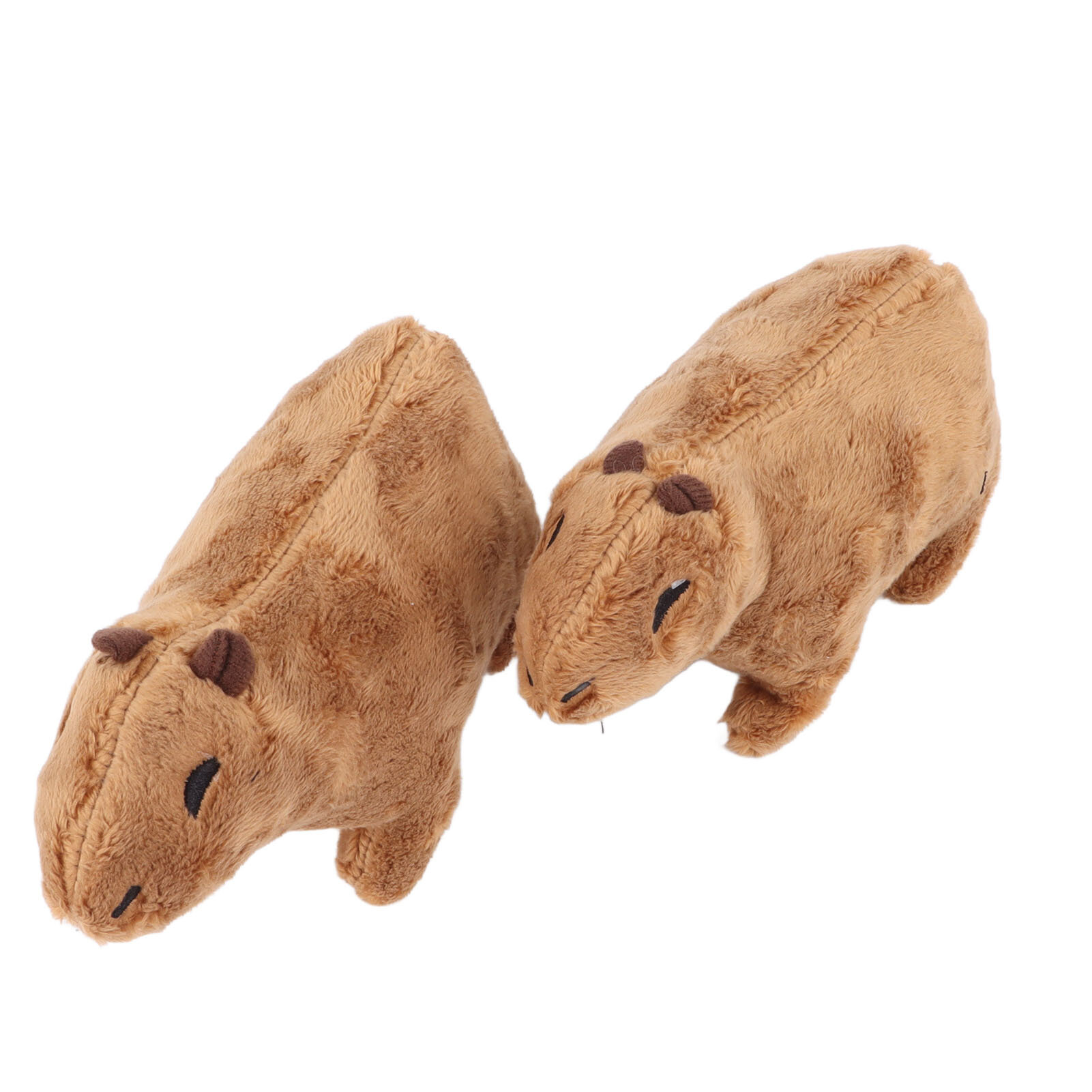 2pcs фаршированная игрушка для животных капибара 6.7 -дюймовая мультипликационная мягкая жизнь короткая плюшевая плюшевая фаршированная игрушка для детей 2,5 унции