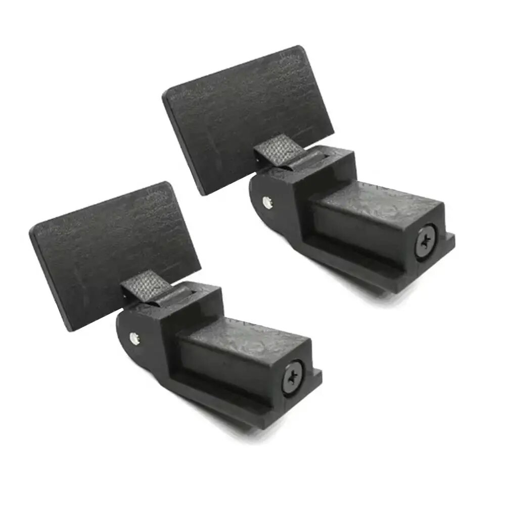 Пылезащитные петли для винилового проигрывателя, черные, 2 шт.