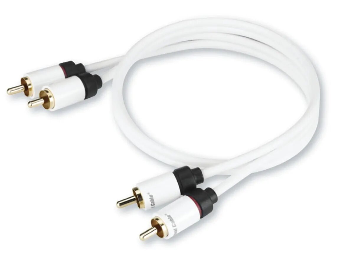 Кабель межблочный Real Cable 2RCA-1 0.5m