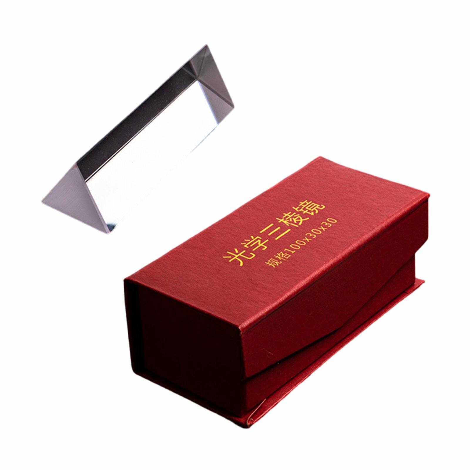 Оптическая стеклянная треугольная призма для школьной фотосъемки Радуга