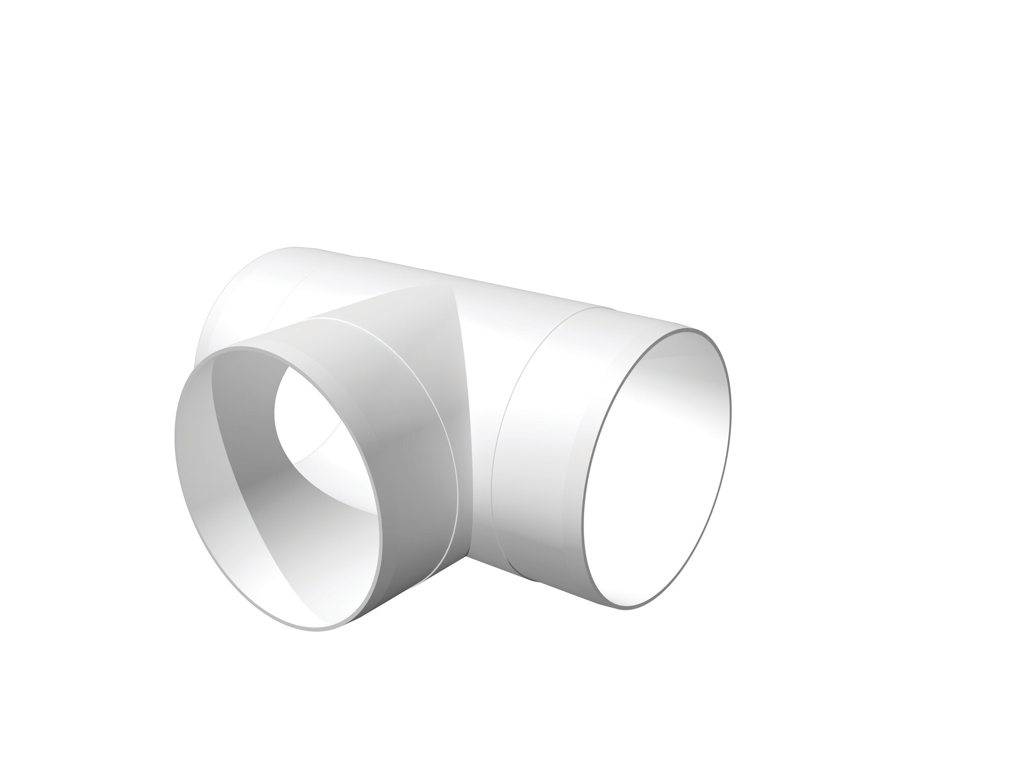 Тройник ERA Т-образный, пластиковый, диаметр 100 мм