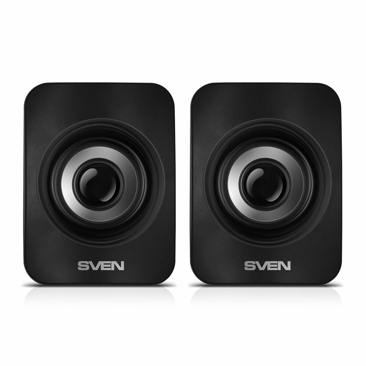 Колонки компьютерные Sven 130, 2.0, 6 Вт, питание USB, черные (SV-020224)