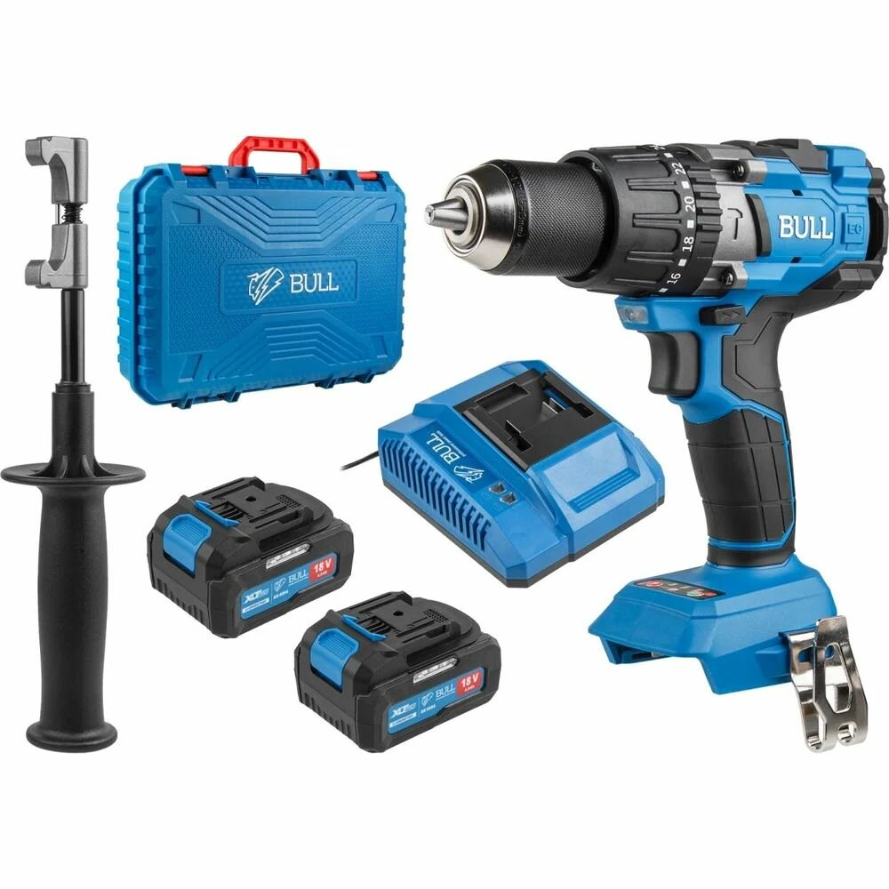 Аккумуляторная дрель-шуруповерт BULL SR 1805 1329603