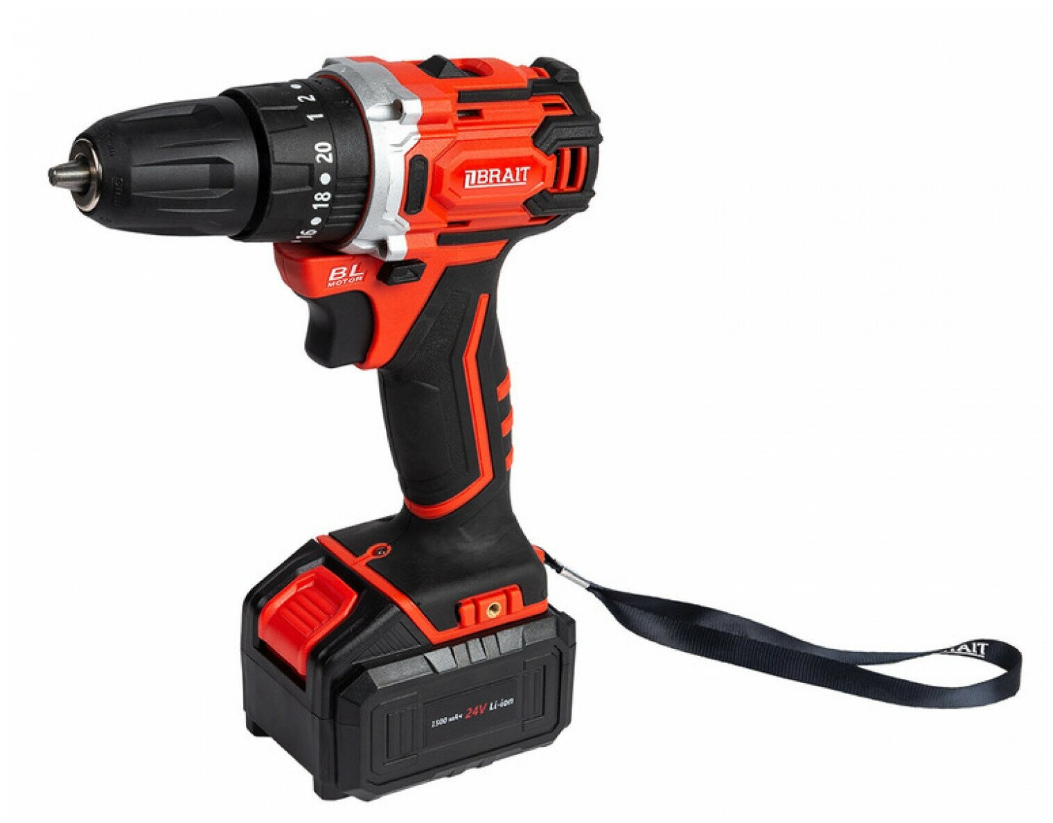 Дрель аккумуляторная BRAIT BCD24SSBL BRAIT