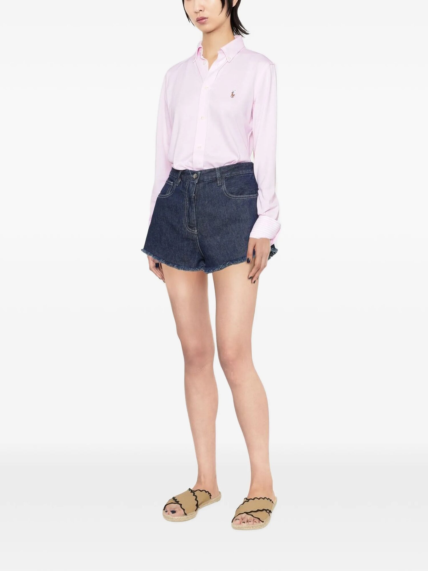 Рубашка Polo Ralph Lauren, размер 48, pink — фото 1