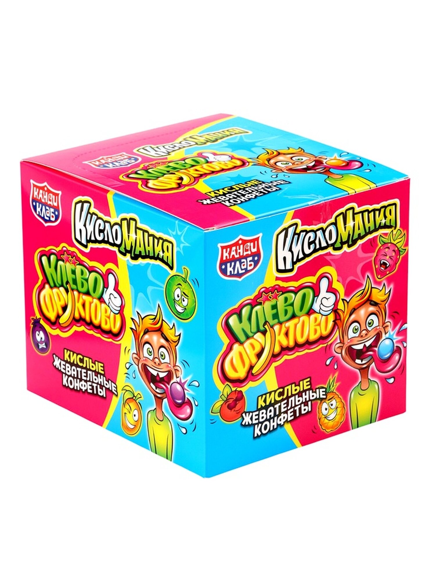 Конфеты жевательные «Кисломания. Клево-Фруктово», кислые, 12 г