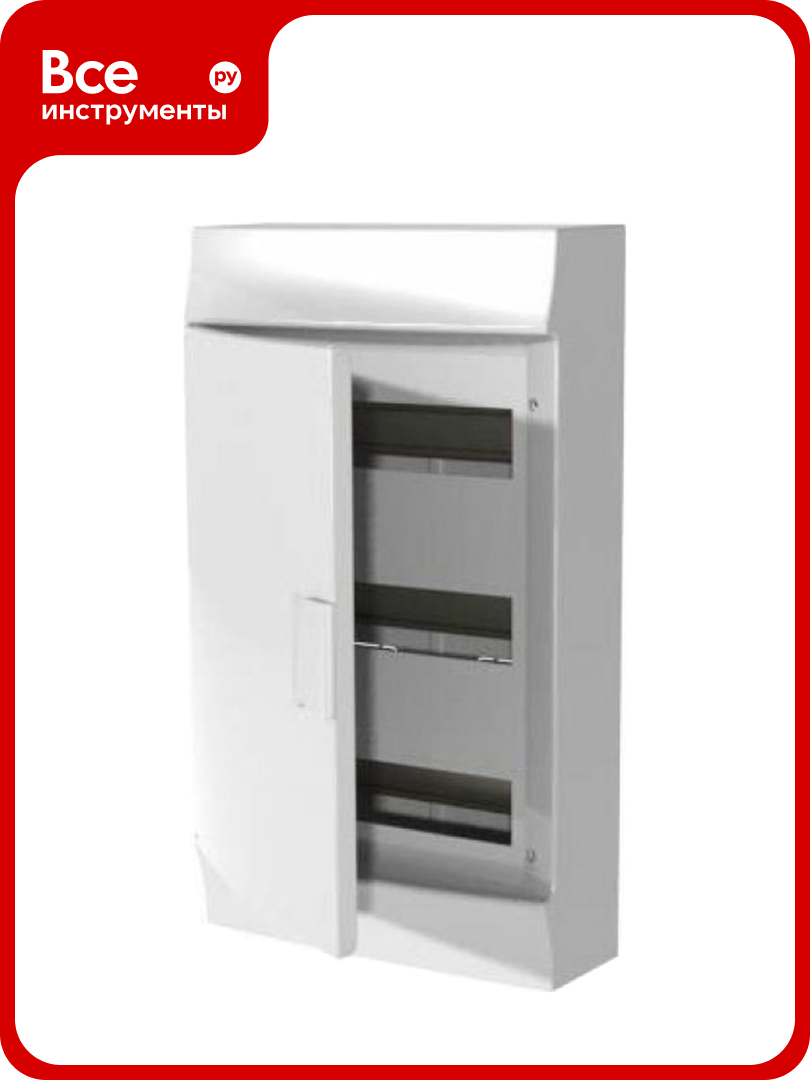 Настенный бокс ABB mistral41 36 модулей, непрозрачная дверь, с клеммами, 3 ряда 1SLM004102A3107