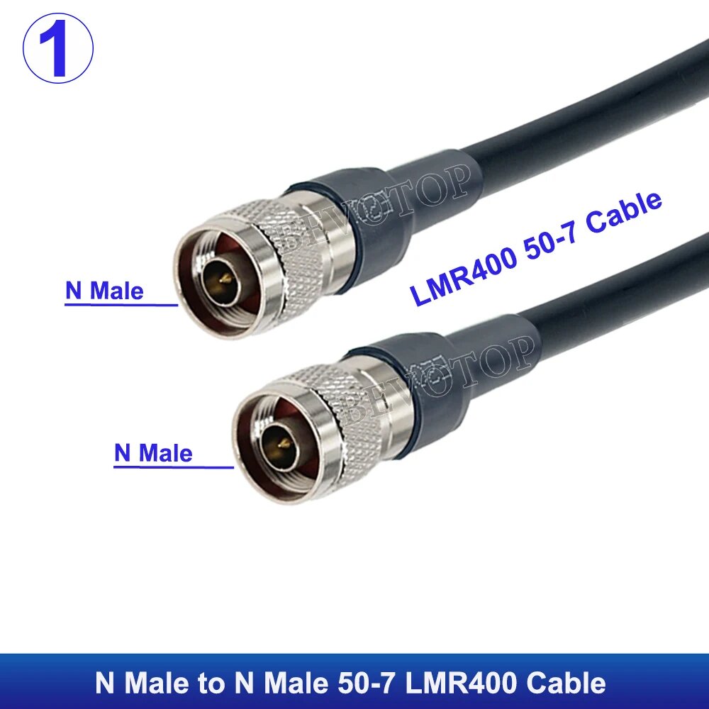 BEVOTOP Кабель переходник N-UHF LMR400 50 Ом