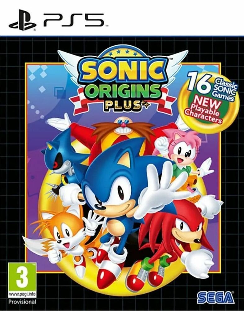 Игра Sonic Origins Plus для PS5 (русские субтитры)