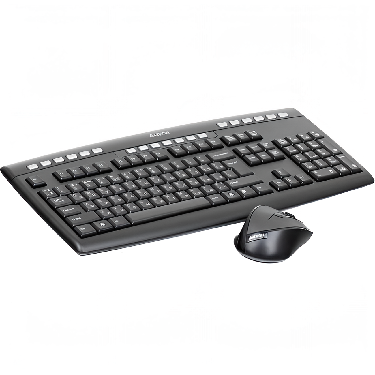 Клавиатура + Мышь A4Tech V-Track Wireless 9200F, USB, черный (GR-86+G9-730FX)