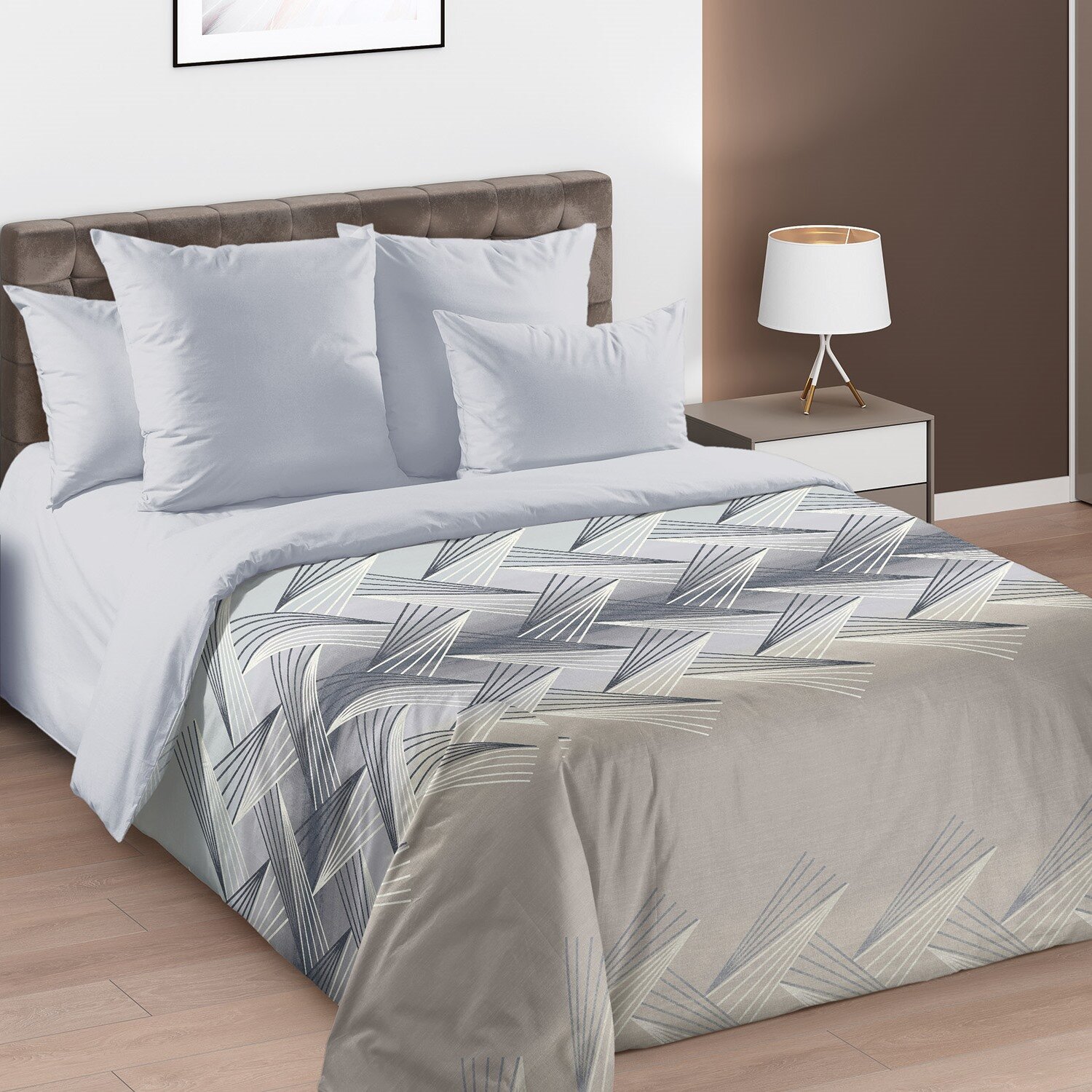 Покрывало из перкали 200х225 стеганое "Синтез 1"