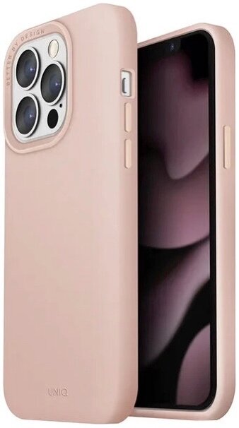 Чехол Uniq LINO для iPhone 13 Pro, розовый