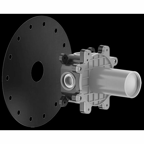 Встраиваемая часть для смесителя Gessi (Гесси) 316 однорычажного, цвет: stееl brushеd 54055№ 239