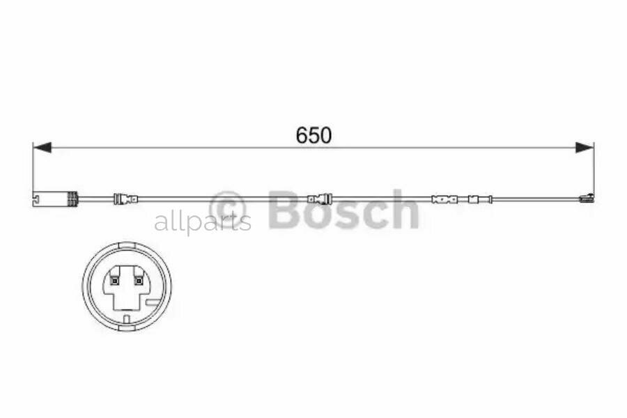 BOSCH 1987473513 Датчик износа тормозных колодок