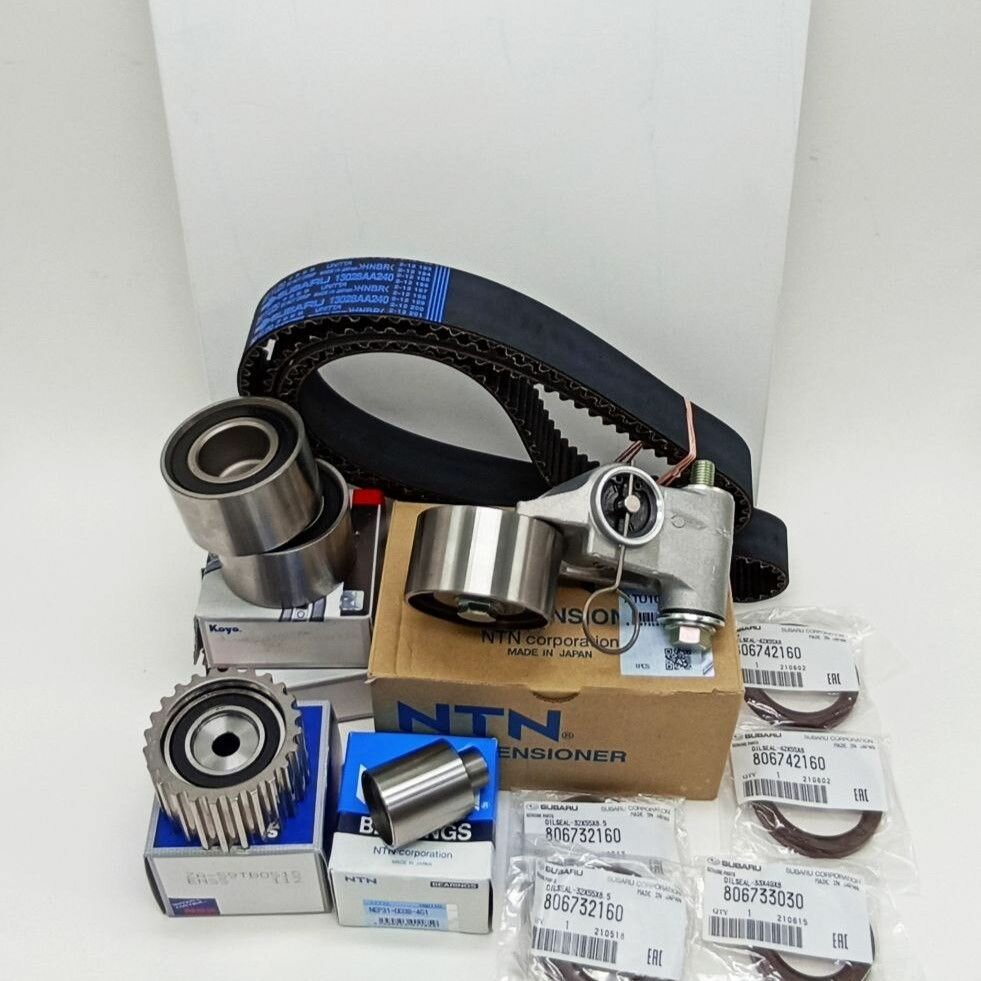 Комплект ремня ГРМ на 4-х распредвальный мотор SUBARU (NTN, NSK, SUBARU, KOYO)