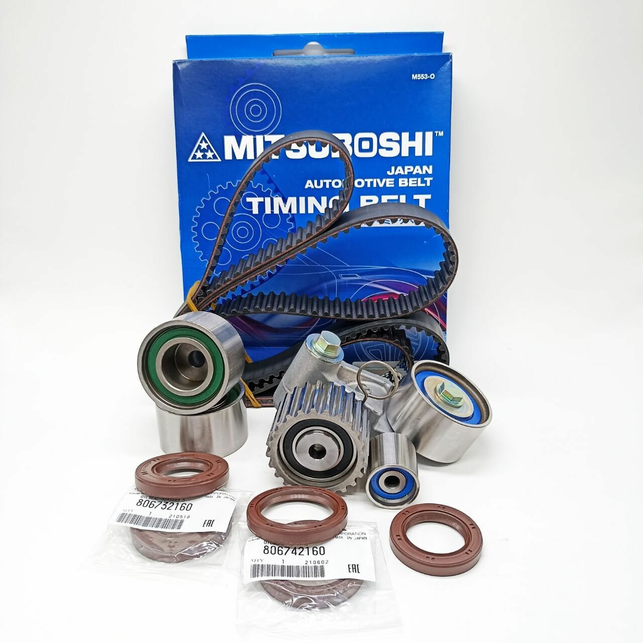 Комплект ремня ГРМ SUBARU на 4-х распредвальный мотор Mitsuboshi (NTN , NSK , SUBARU, Mitsuboshi, GMB)