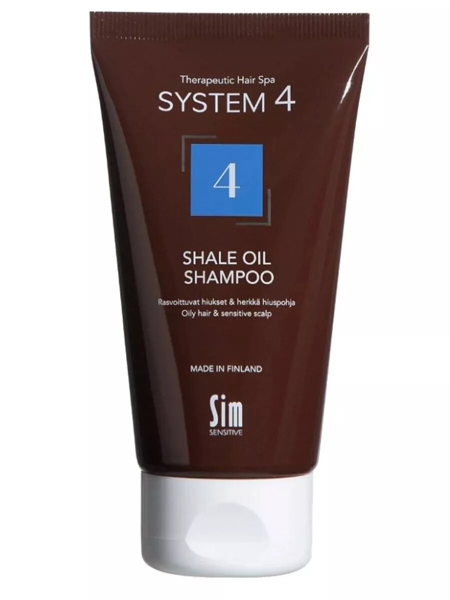 System 4 Шампунь для жирных волос №4, Система 4, 75 мл