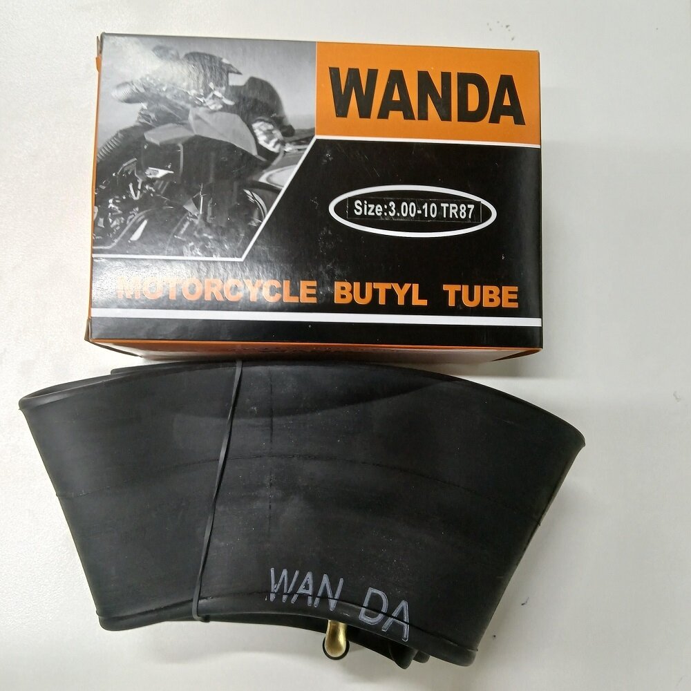 Камера для скутера 3,00-10 фирменная WANDA TR87