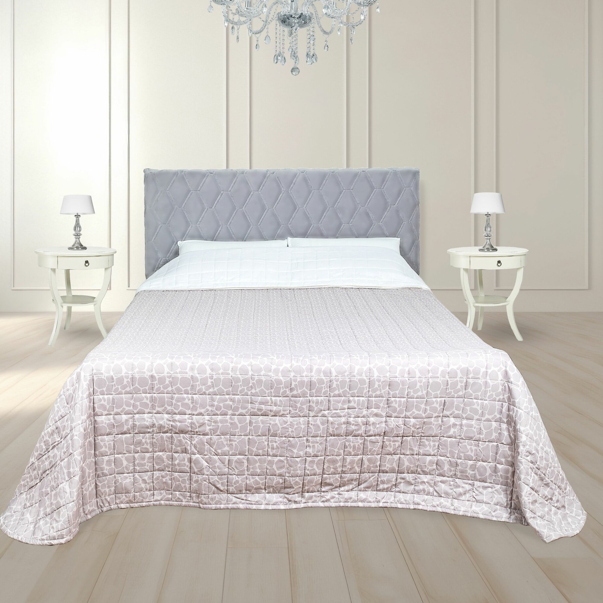 Одеяло - покрывало на кровать 250х260 см стеганное двуспальное, Renato Balestra