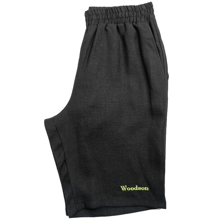 Шорты банщика WoodSon чёрный лен (размер 50-52, арт. WSH20)