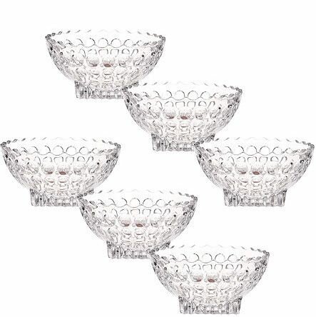 Набор салатников стекло 6пр 300мл 12см Semiramis /907/ /Иран/ 1/6