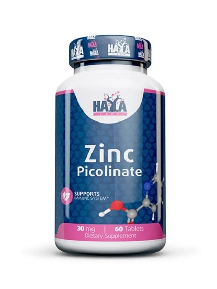 Цинк / Zinc Picolinate / 30 mg 60tabs.